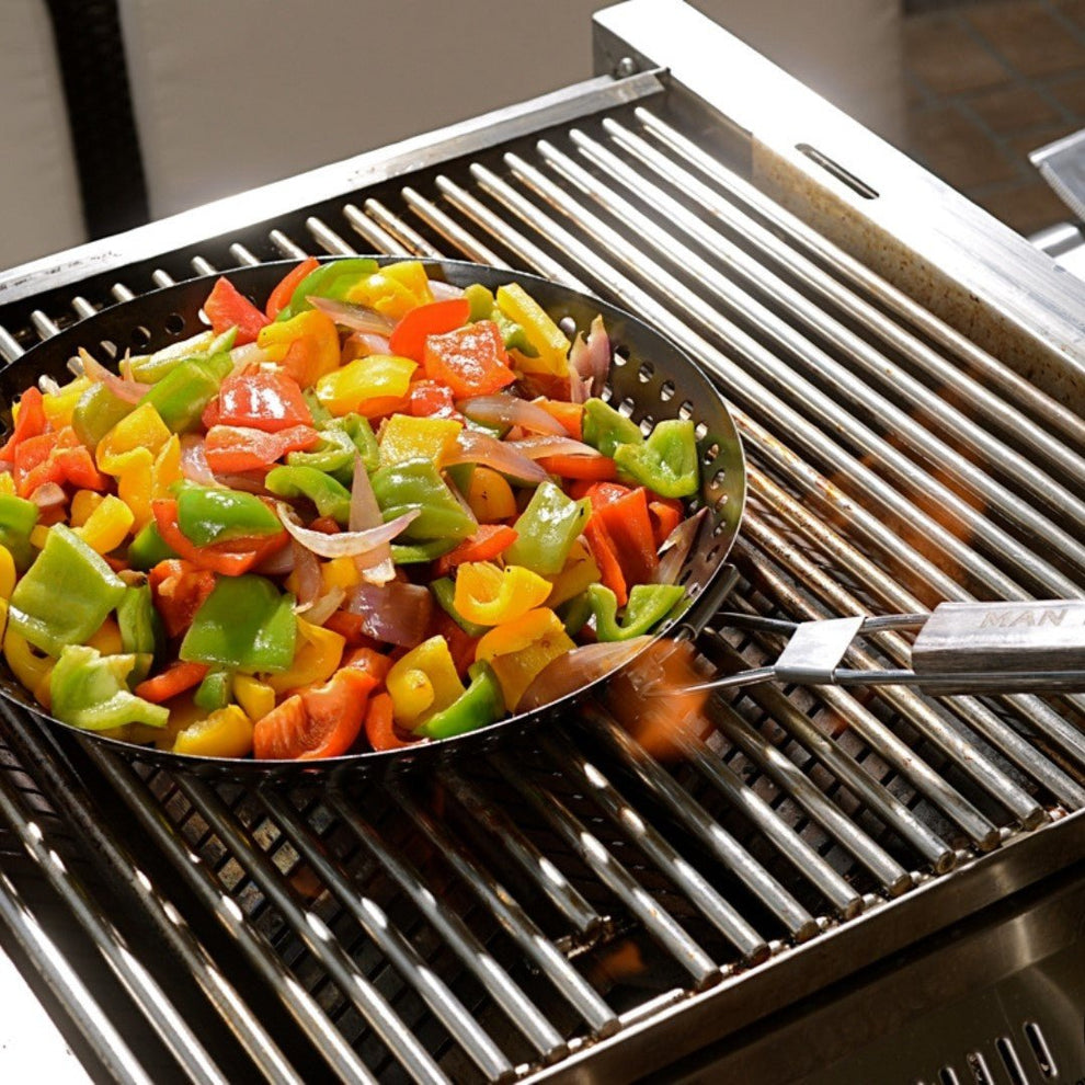 BBQ Non-Stick Skillet Basket – Smoked BBQ Co.